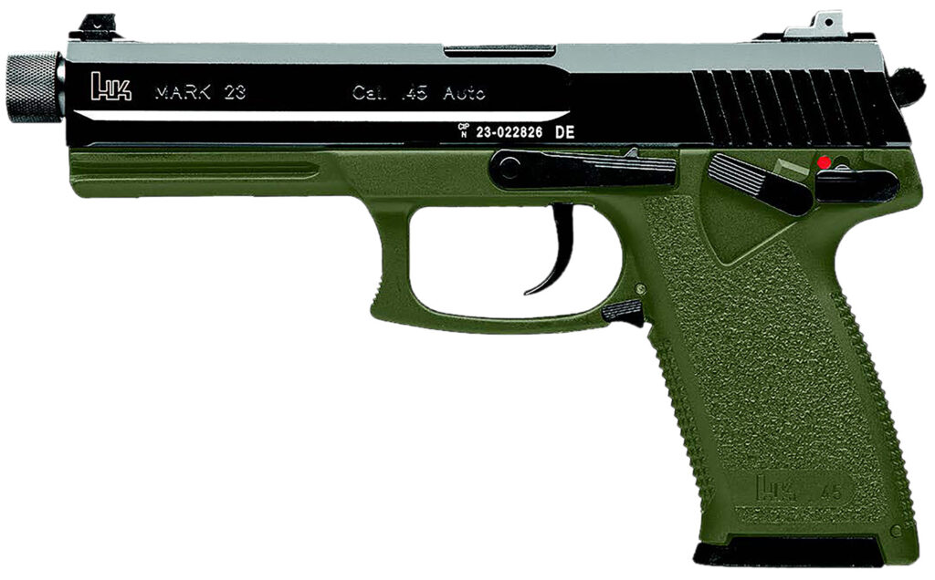 HK 81001074 Mark 23 45 ACP 12+1 5.87" Black Threaded Barrel, Black ...