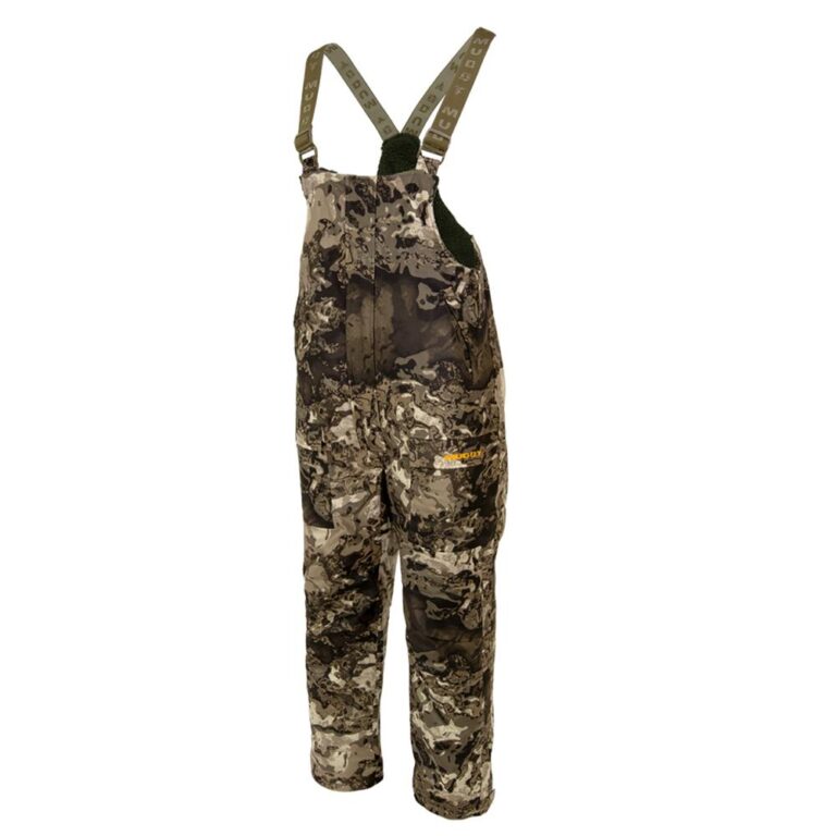 Muddy TRX Waterproof Sherpa Fleece Bib Overalls Veil Canyon Grey M ...